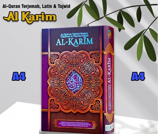 Al Quran Tajwid dan Latin Al Karim (A4) | Solusi Muslim